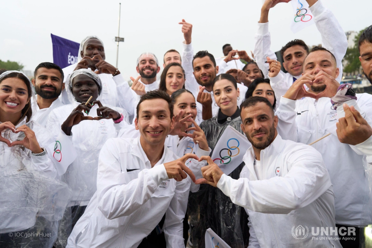 Refugee Paralympic Team takes center stage at Paris 2024 Opening Ceremony