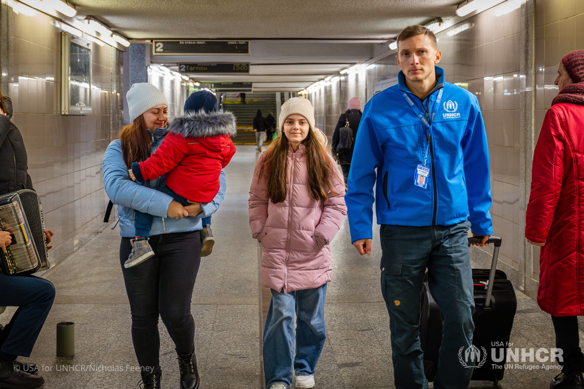 For this UNHCR protection monitor in Poland, the work is deeply personal