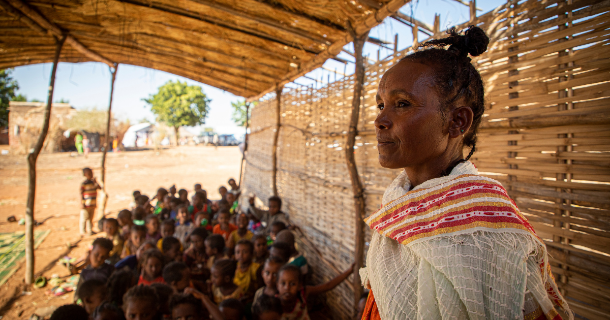 Dedicated teachers inspire refugees who have lost everything